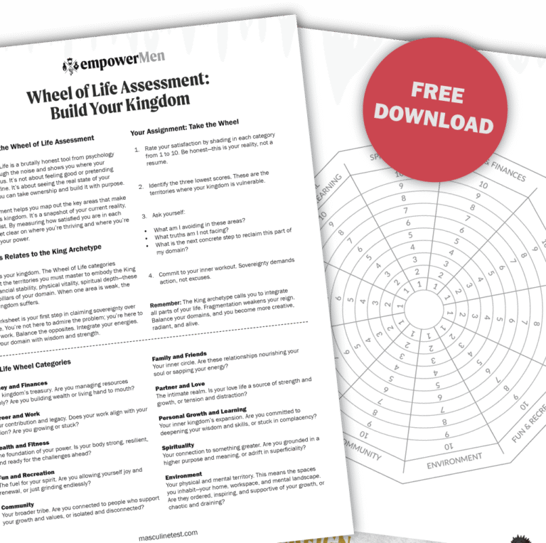 Free King Energy Life Wheel Assessment Download - King Warrior Magician ...